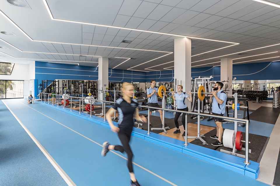 迪肯大学室内运动与体育科学专业教学楼，澳大利亚 / DS Architects - docin.com豆丁网